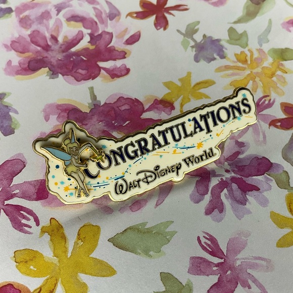 Disney | Accessories | Tinker Bell Congratulations Walt Disney World ...